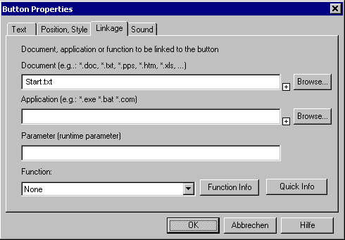 CD Menu Examples: Launch Document